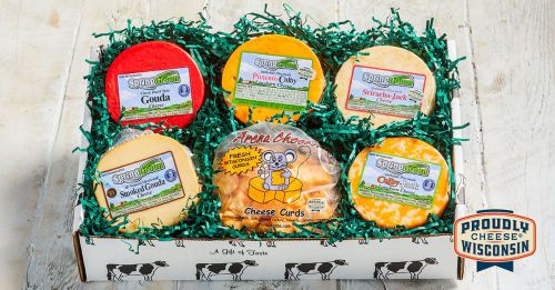 Wisconsin Cheese Variety Box - Cheese Gift Baskets - Arena Cheese