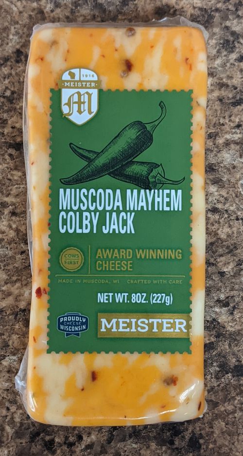 Muscoda Mayhem 6 oz - Colby, Jack & Colby Jack Cheese - Arena Cheese