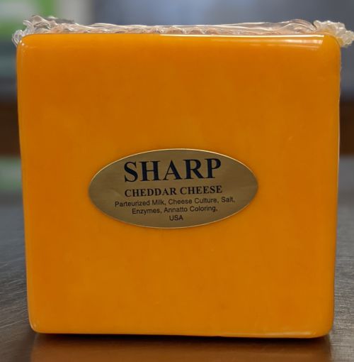 Sharp Cheddar Cheese (1-Year Old) 1 lb. - Arena Cheese